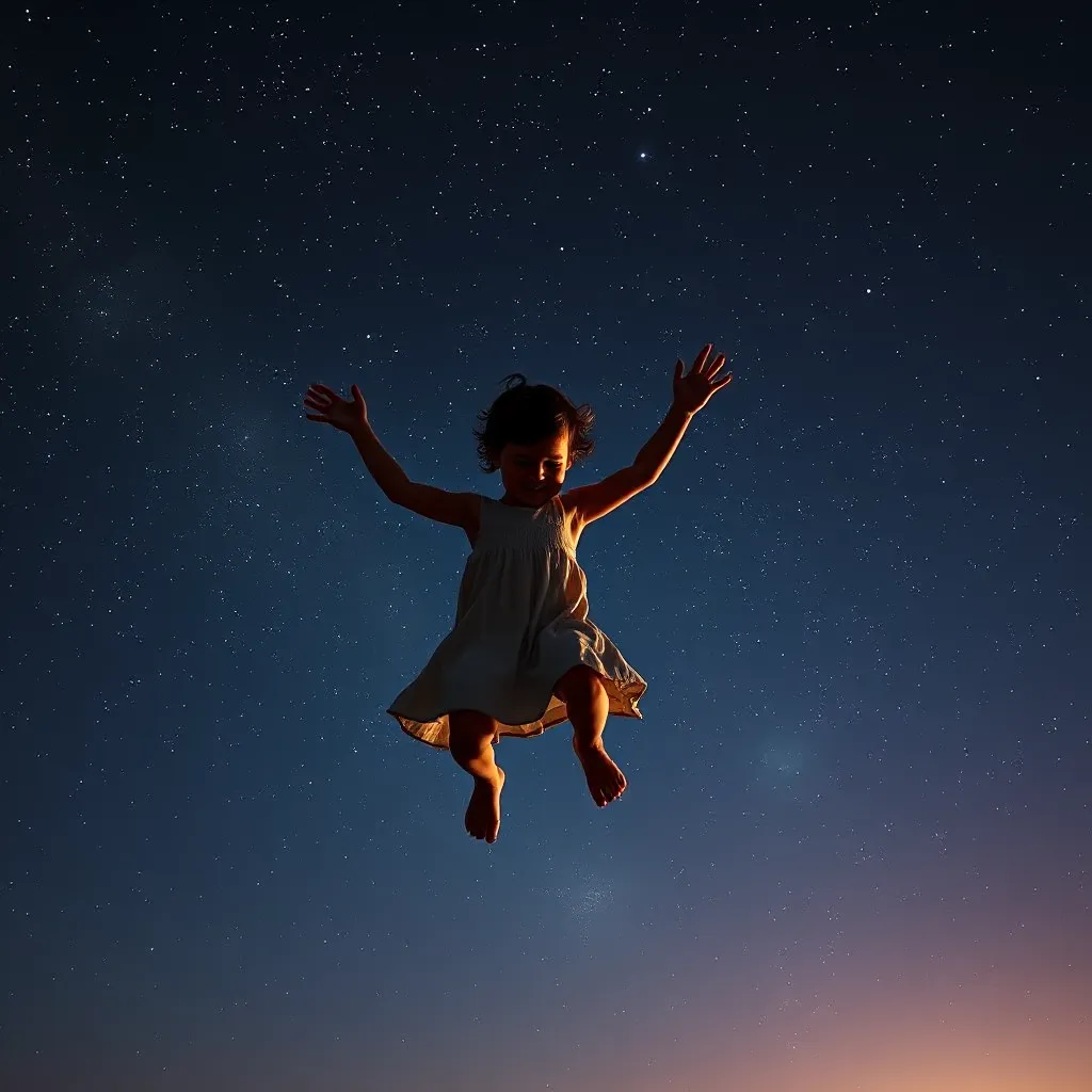 Mystifying Footage Captures Childlike Dance in Night Sky : MysteryLores