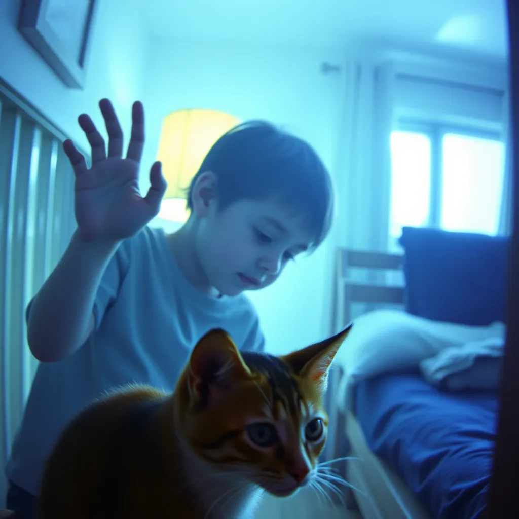 Ghostly Encounter: Childlike Figure Captured on Camera : MysteryLores