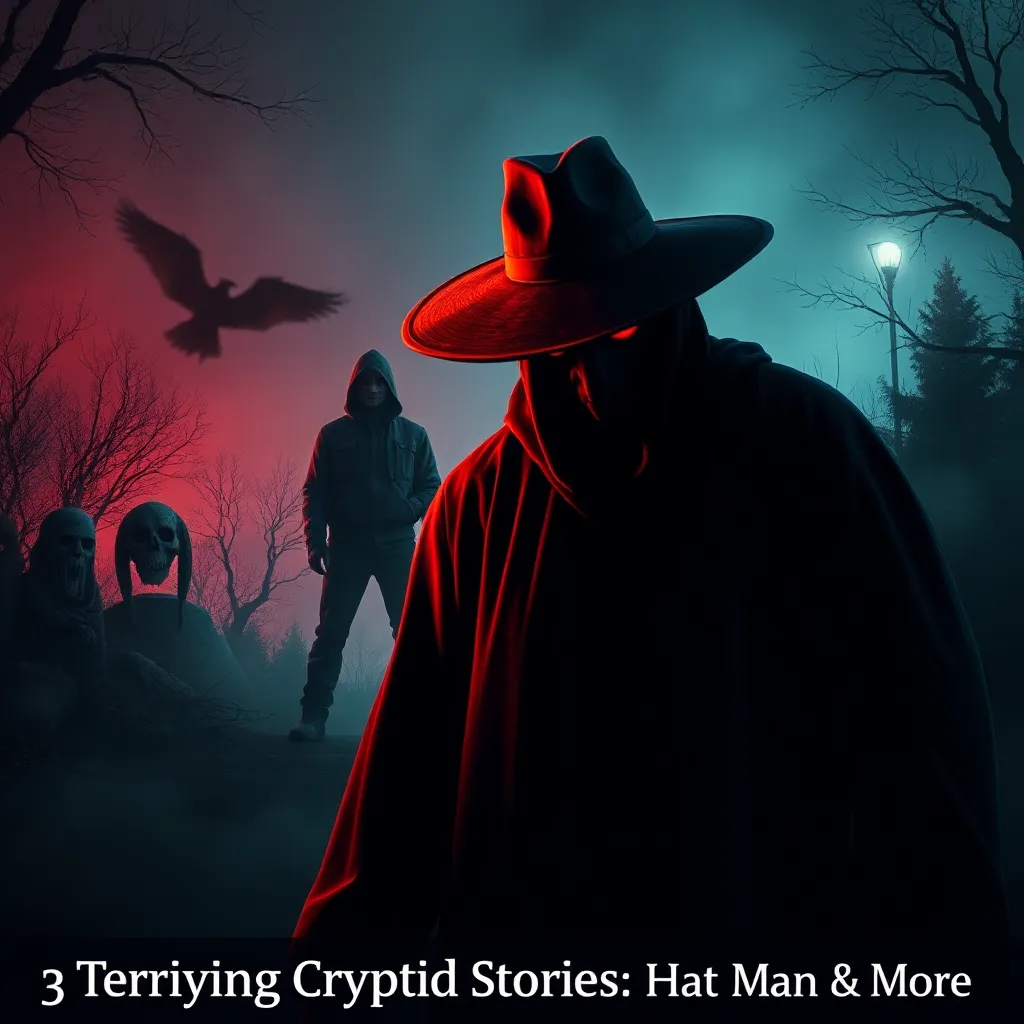 Explore 3 Terrifying Cryptid Stories: Hat Man & More : MysteryLores