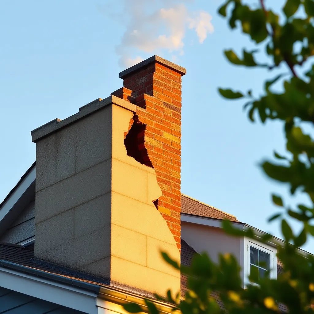 Tips to Fix a Chimney Pulling Away from Your House : MysteryLores