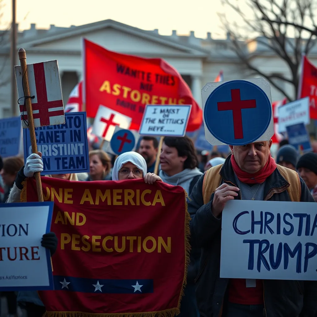 Viral Photo Ignites Debate on Christian Persecution Under Trump ...