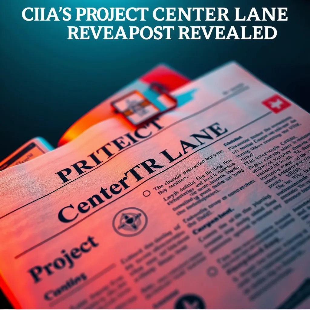 CIA's Secretive Project CENTER LANE Revealed : MysteryLores