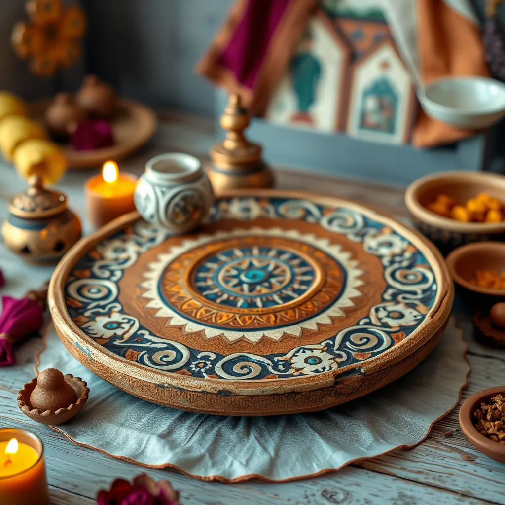 Creative Clay Platter Completed for My Altars : MysteryLores