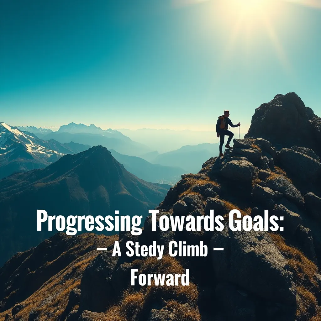 Progressing Towards Goals: A Steady Climb Forward : MysteryLores