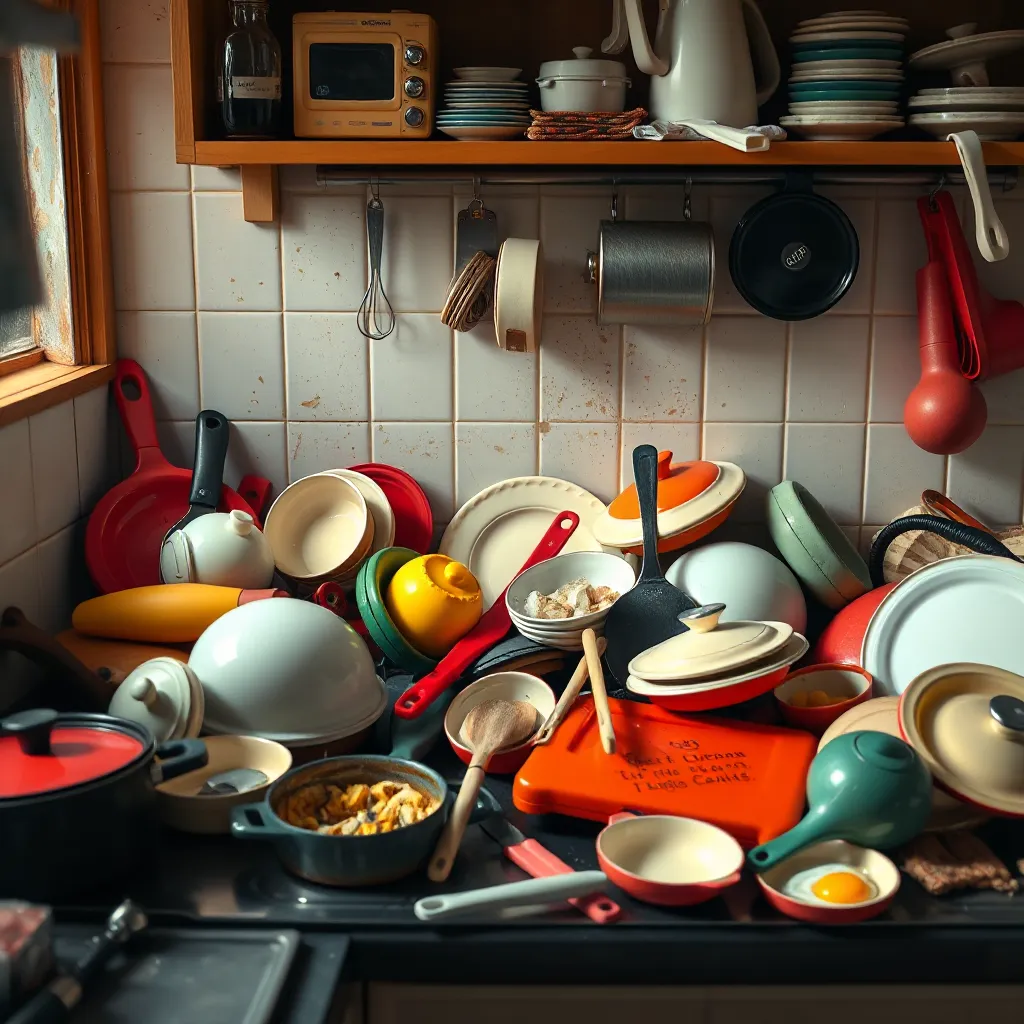 When There’s No Clean Dishes: A Kitchen Crisis : MysteryLores