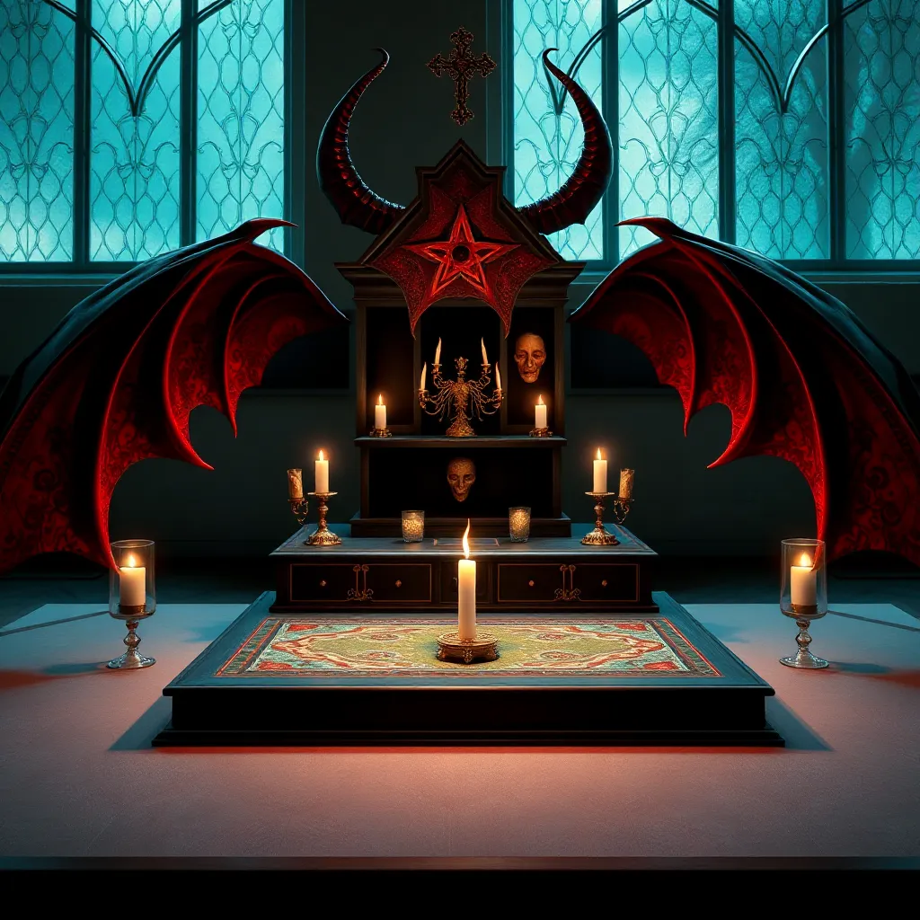 Beginner Demon Worshipper Shows Off Collapsible Altar : MysteryLores