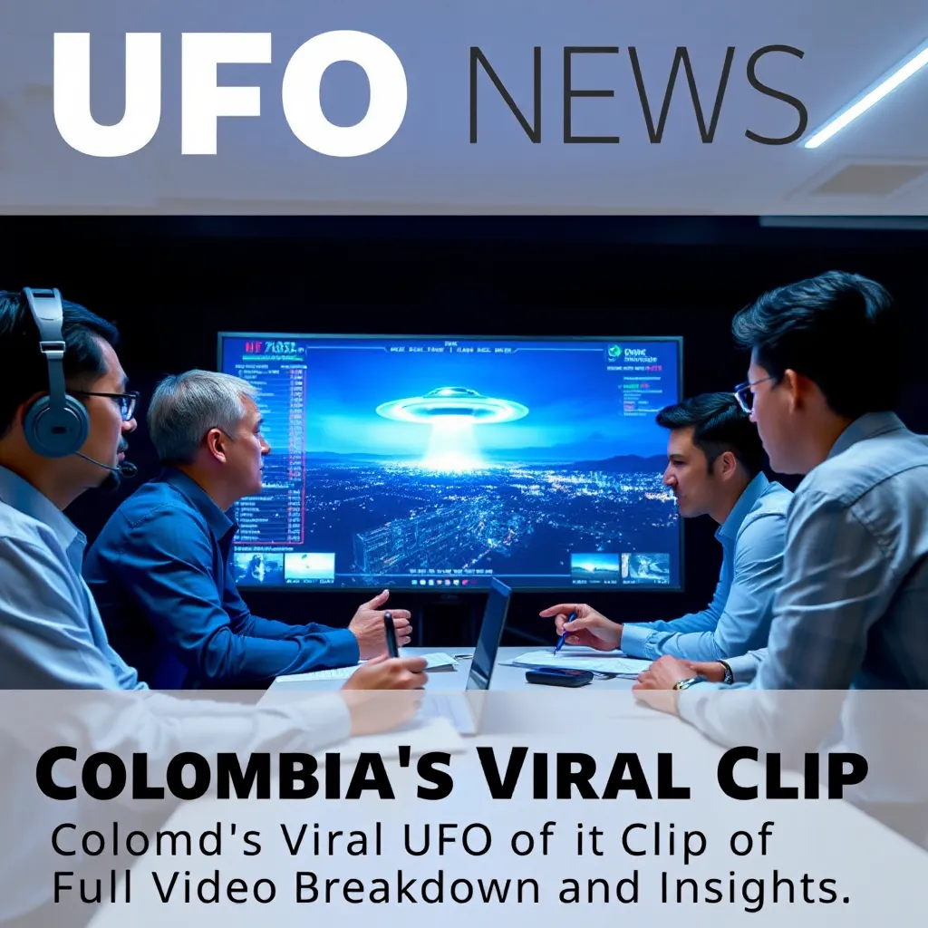 Colombia's Viral UFO Clip: Full Video Breakdown and Insights : MysteryLores