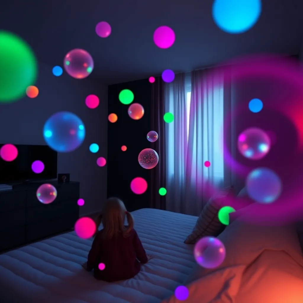Curious Orbs Captured in New Bedroom Video : MysteryLores