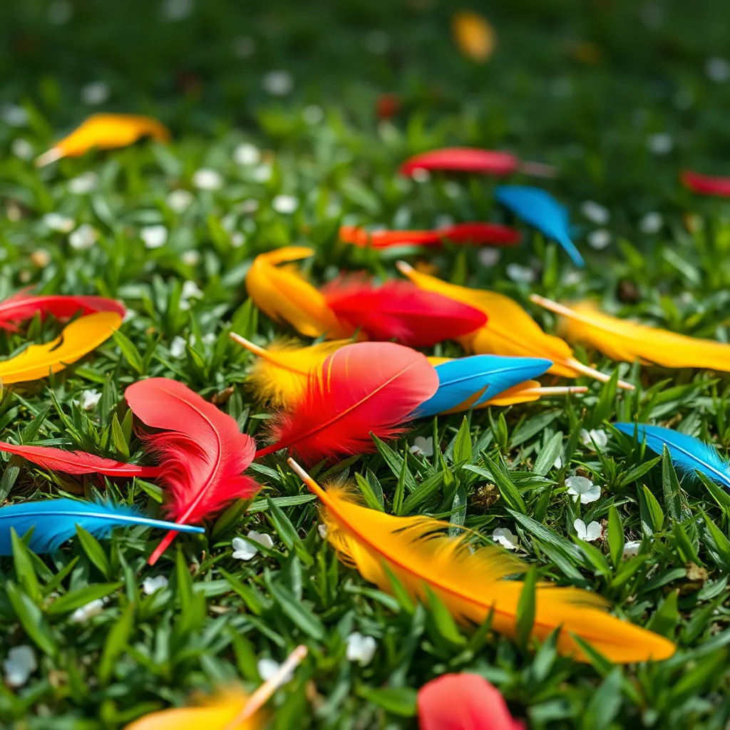 Delight in the Discovery of Colorful Feathers 🥰 : MysteryLores