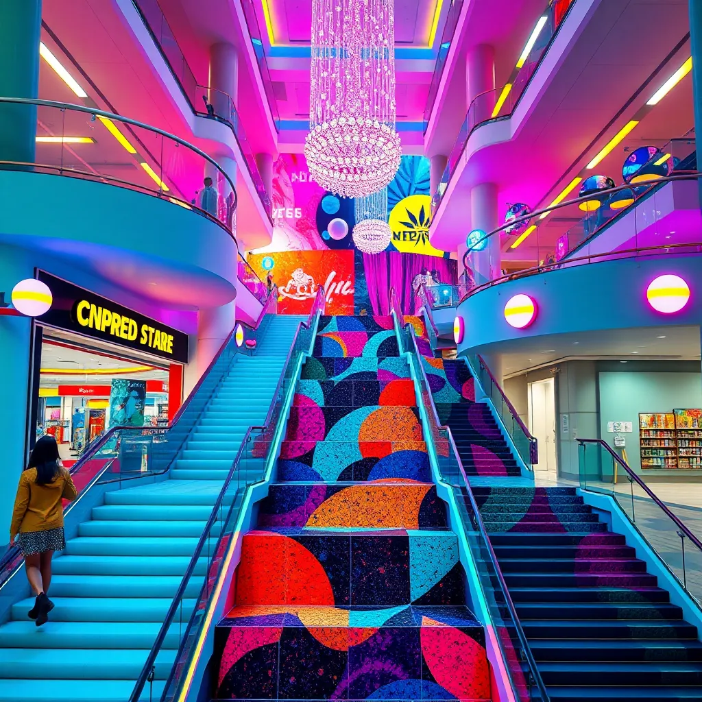 Strange Dream: Stairs Transform into Mall World : MysteryLores