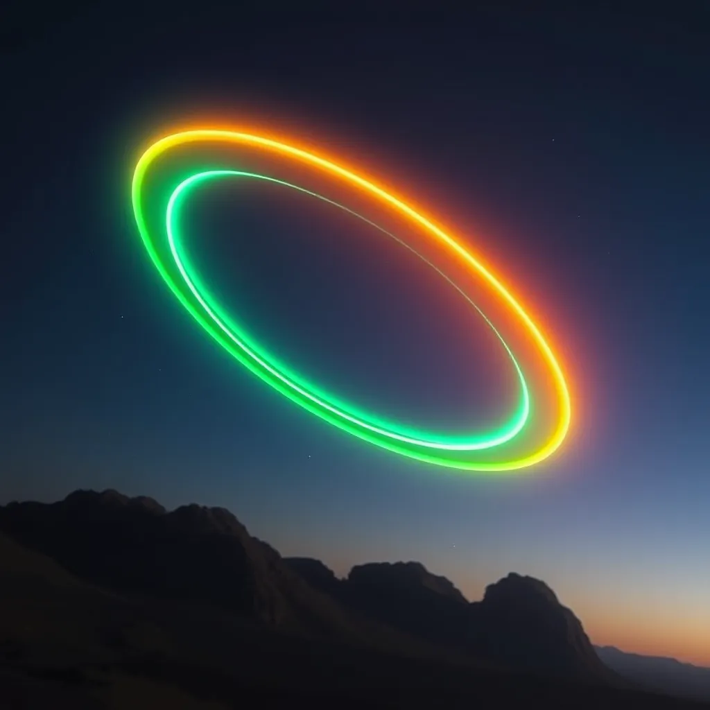 Unusual Ring-Shaped UFO Sighted in North Argentina : MysteryLores