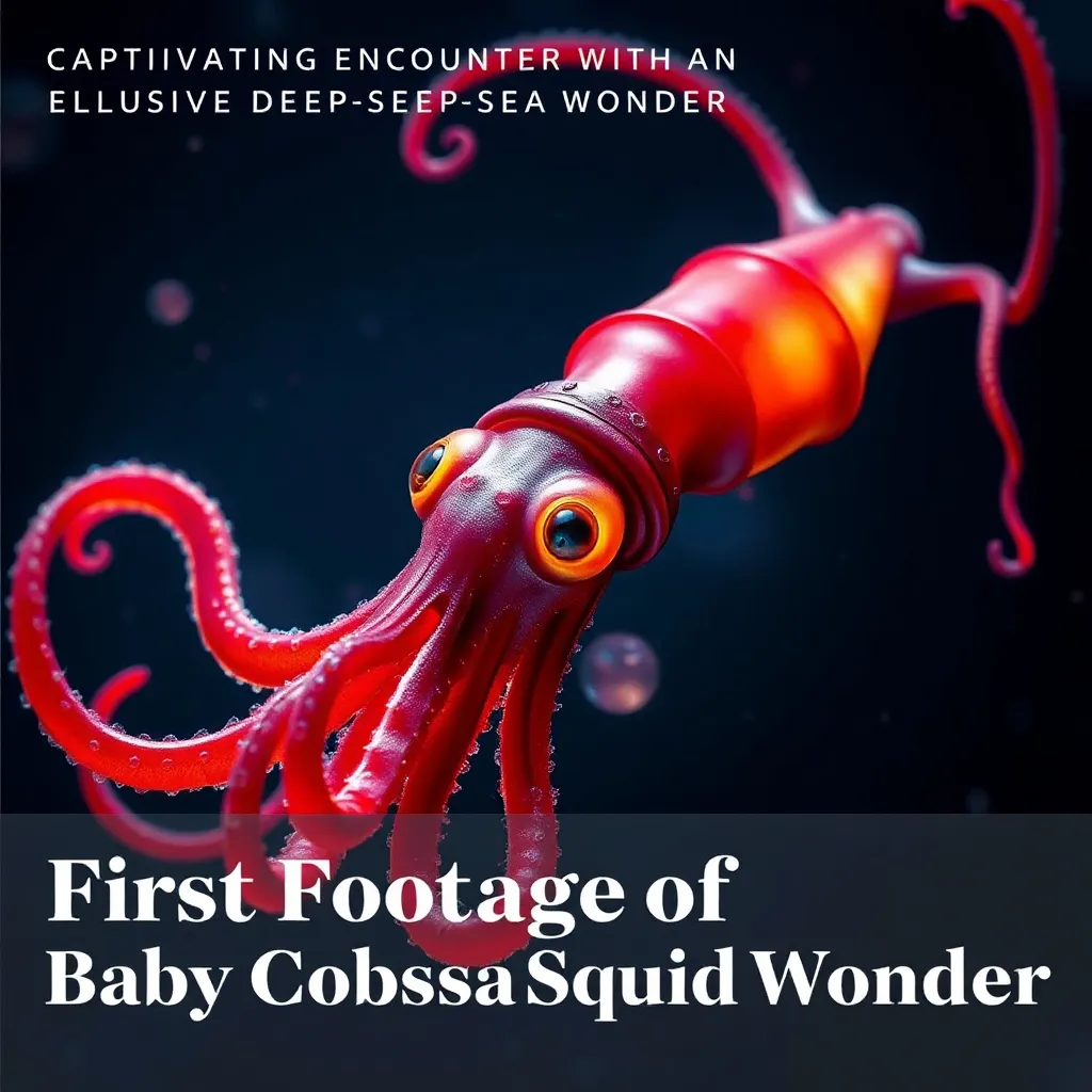 First Live Footage of Baby Colossal Squid in the Wild : MysteryLores