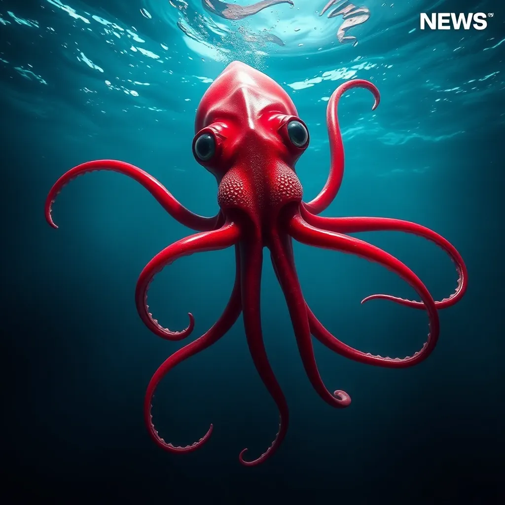 First Confirmed Footage of a Colossal Squid Spotted : MysteryLores