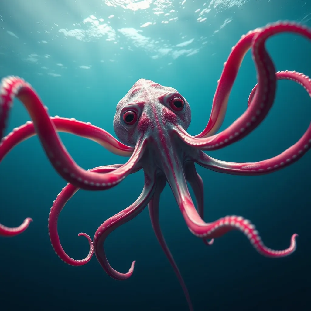 Colossal Squid Spotted Live in Deep Sea for First Time : MysteryLores