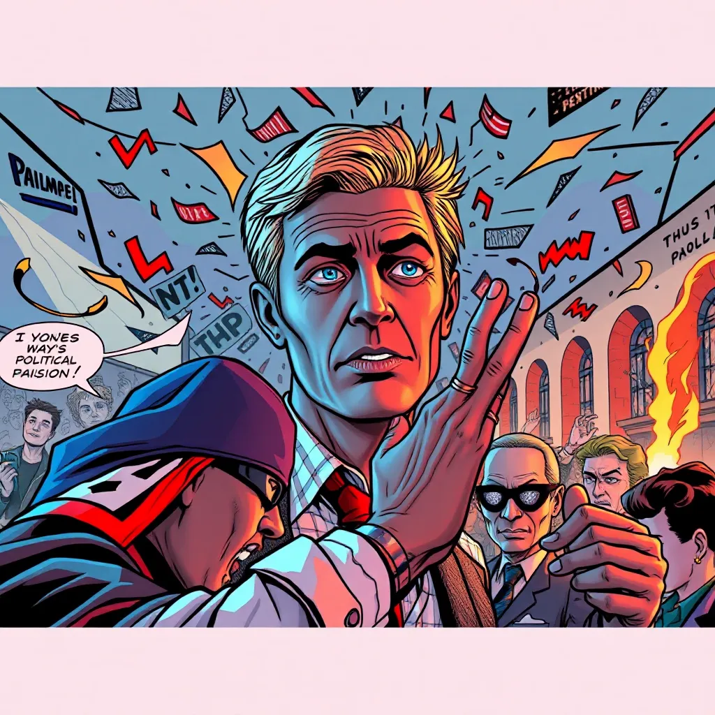 Comic Artist Sparks Outrage Over Political Division : MysteryLores