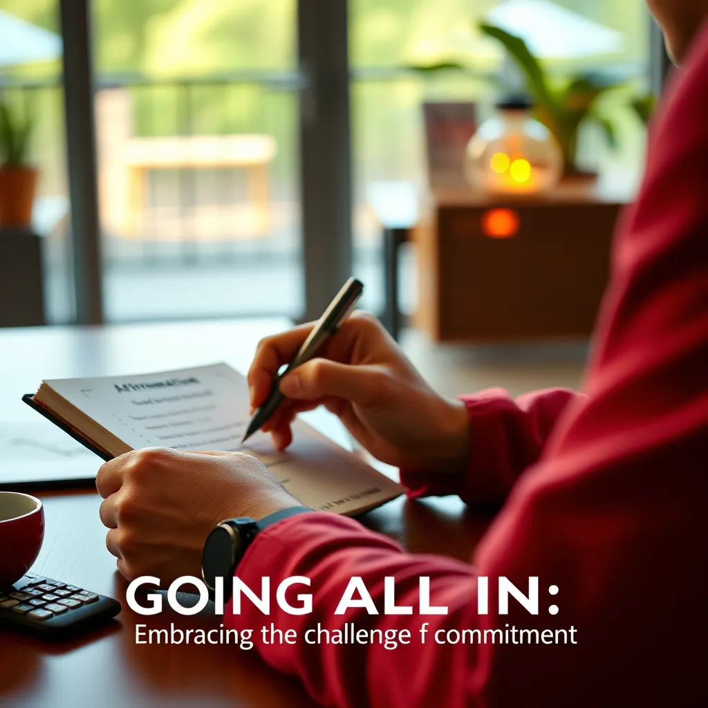 Going All In: Embracing the Challenge of Commitment : MysteryLores