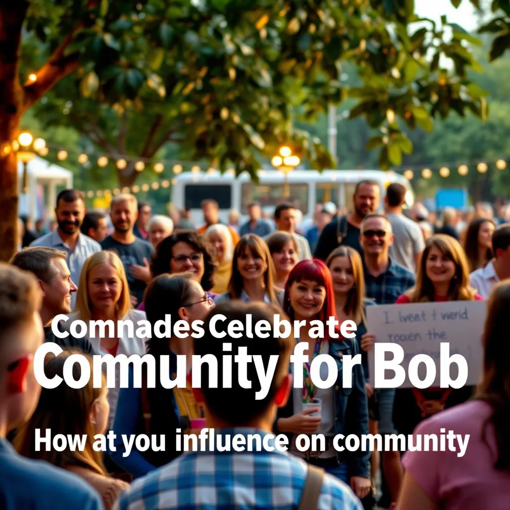 Comrades Celebrate Bob's Influence on Community : MysteryLores