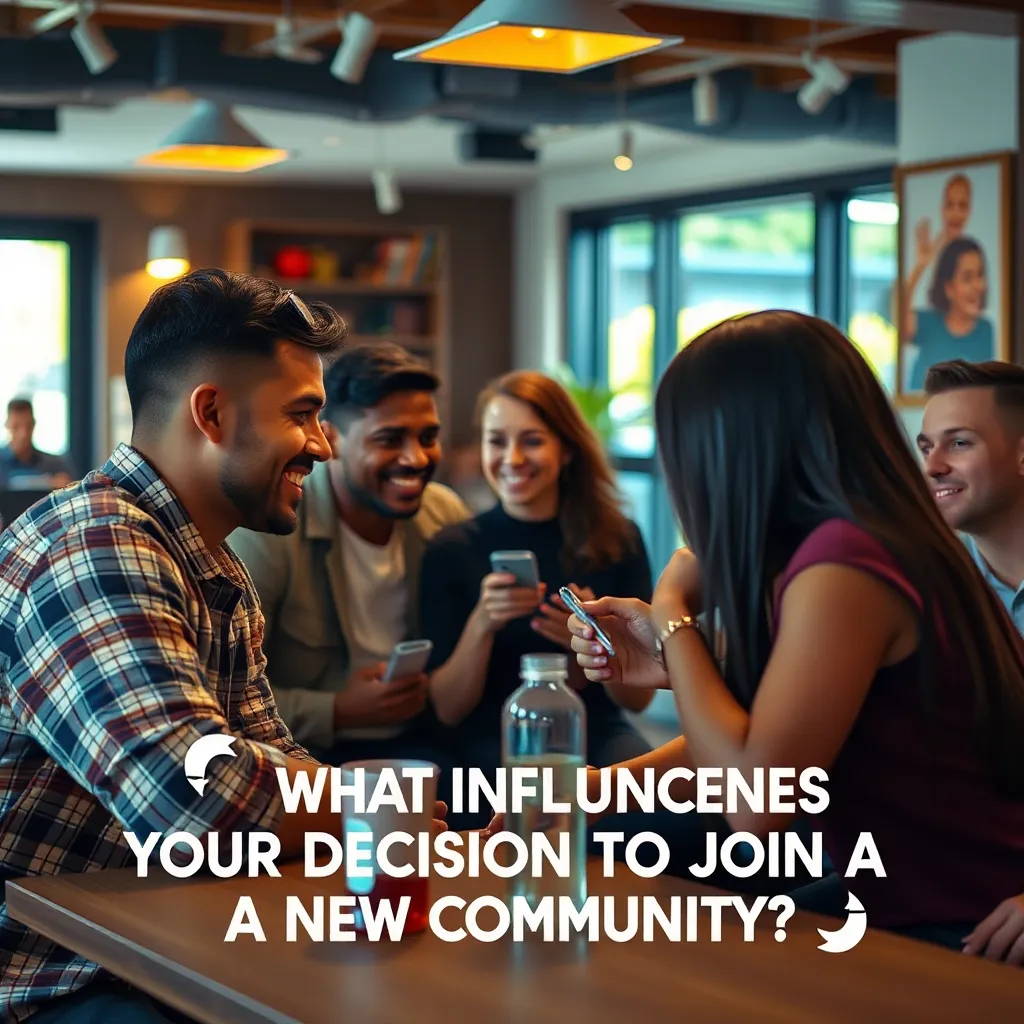 What Influences Your Decision to Join a New Community? : MysteryLores