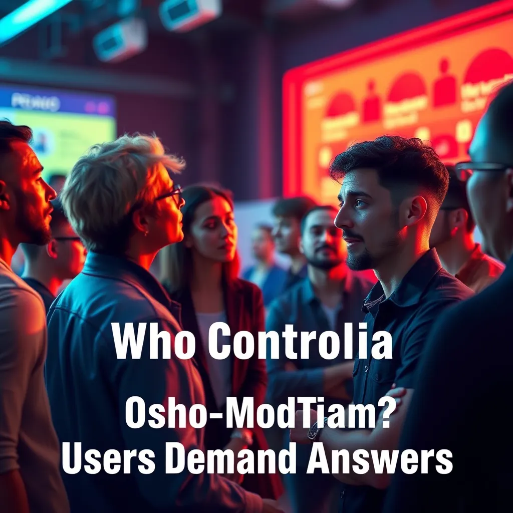 Who Controls Osho-ModTeam? Users Demand Answers : MysteryLores
