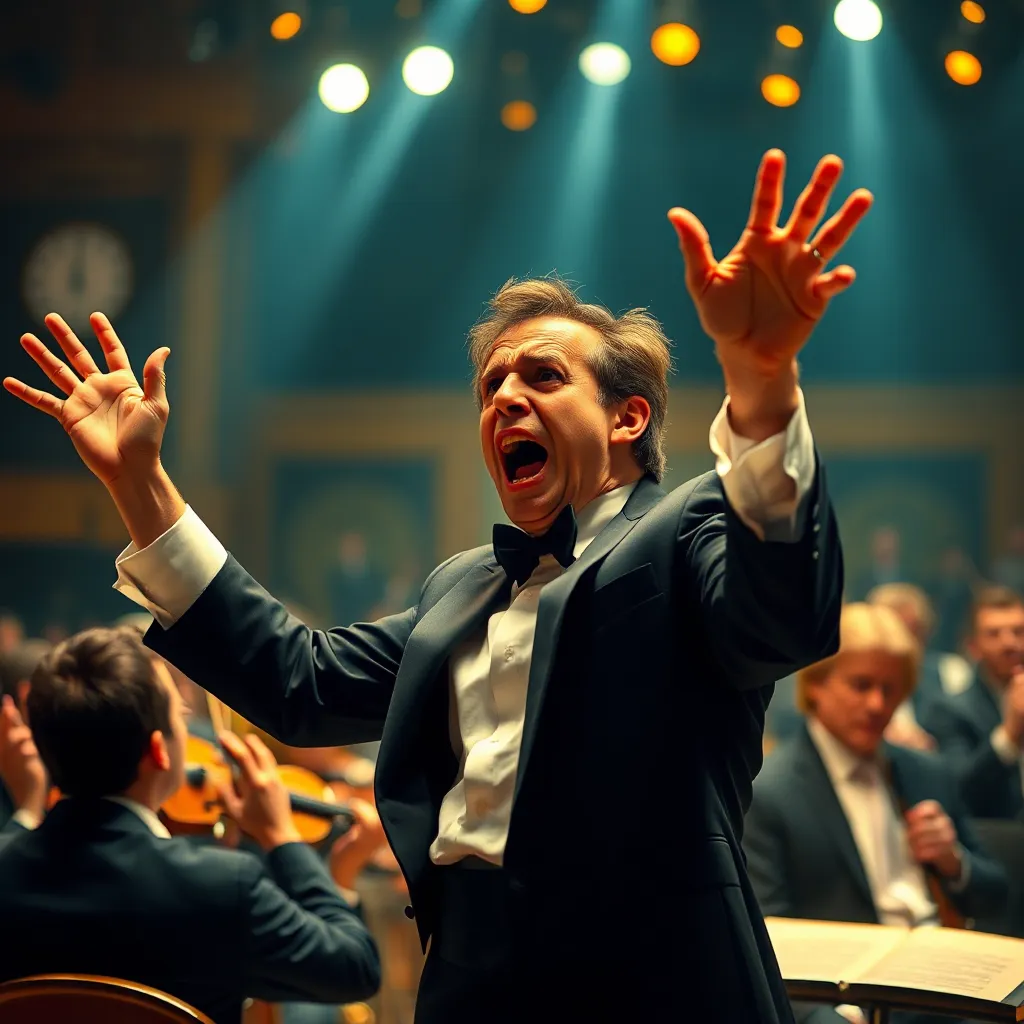 Orchestra Conductor's Epic Tempo Tantrums Shocking Fans : MysteryLores