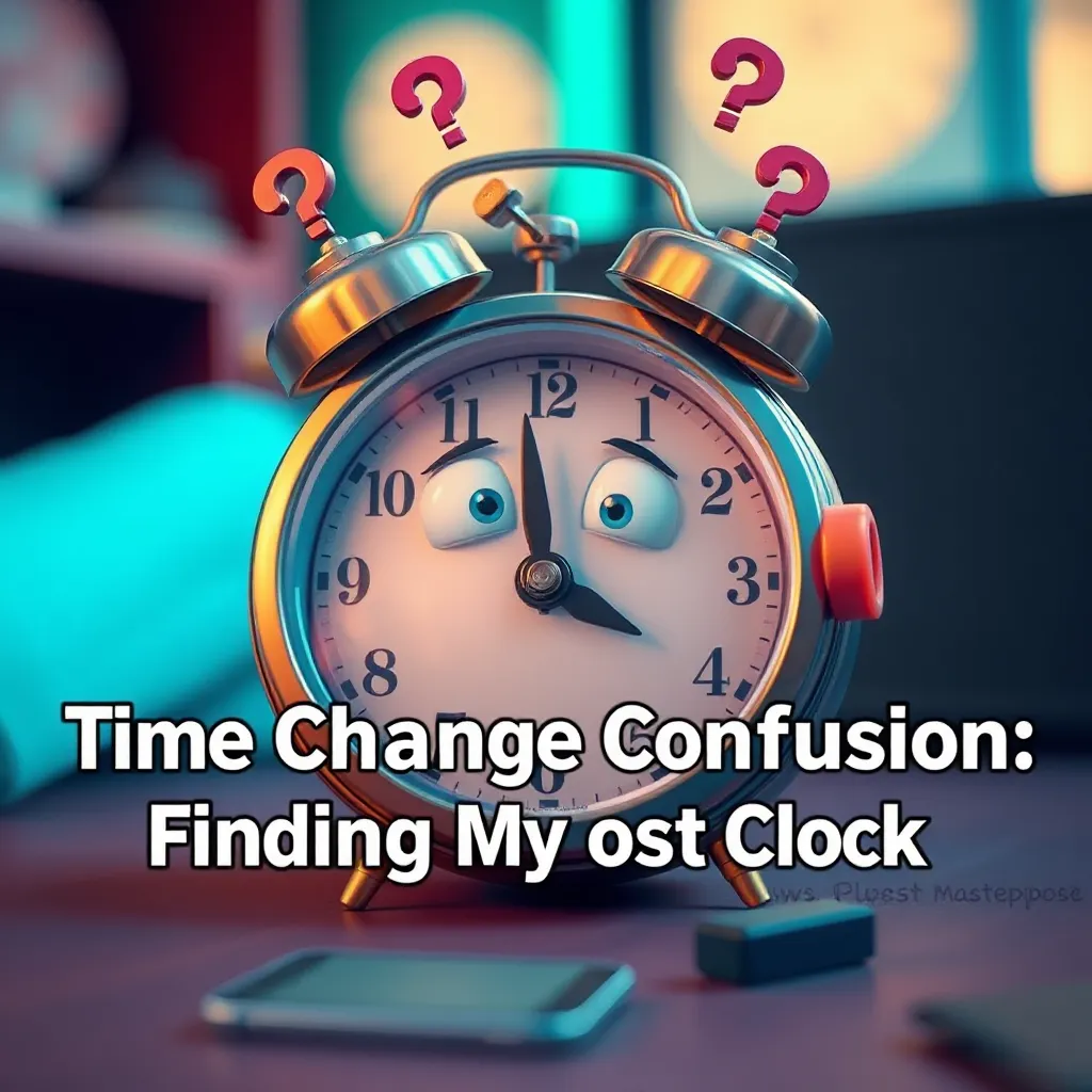 Time Change Confusion: Finding My Lost Clock : MysteryLores
