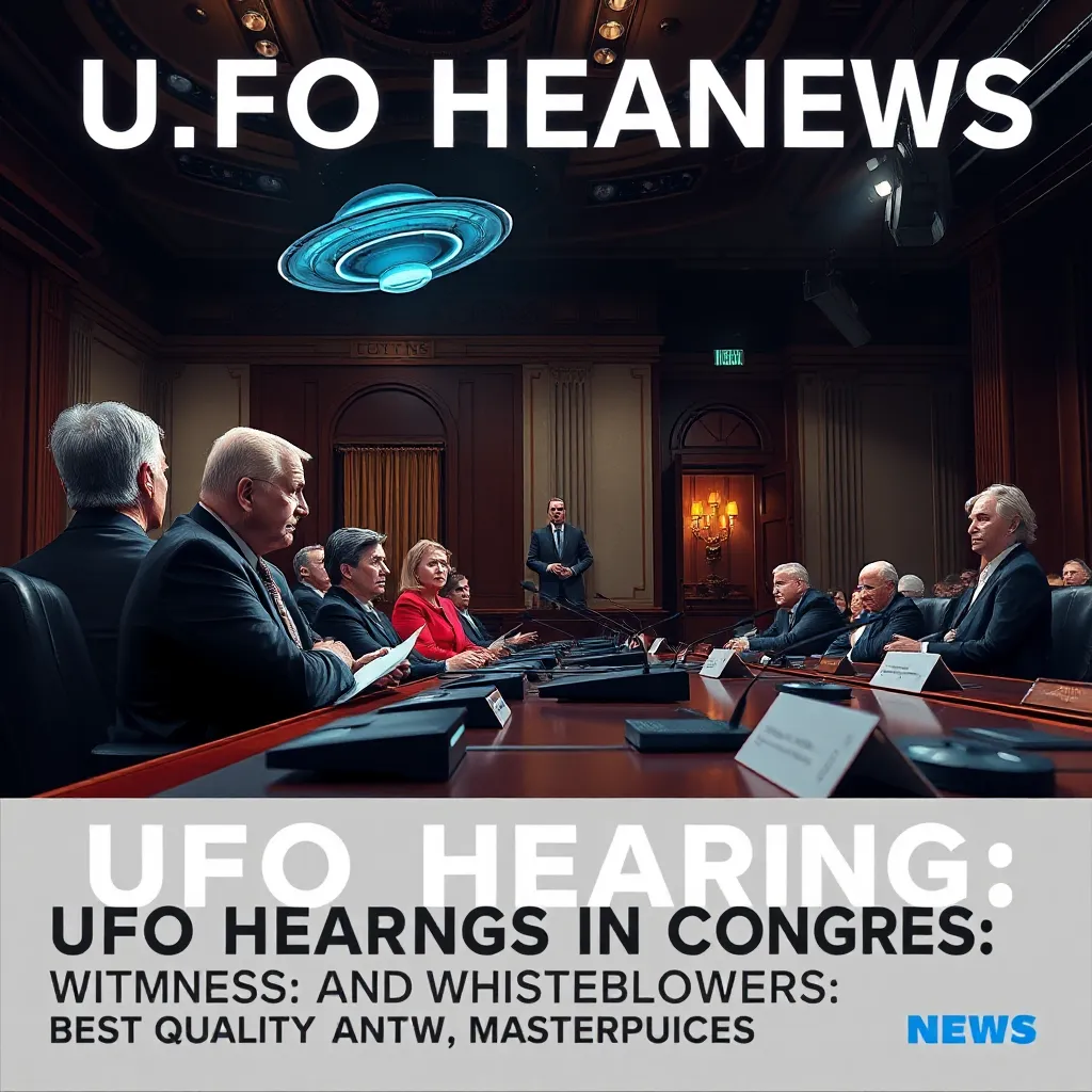 UFO Hearings in Congress: Witnesses and Whistleblowers : MysteryLores