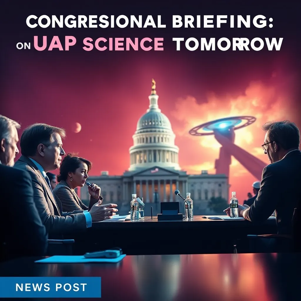Congressional Briefing on UAP Science and Security Tomorrow : MysteryLores