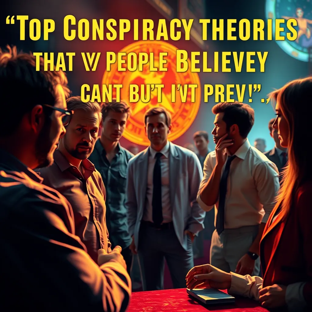Top Conspiracy Theories That People Believe But Can't Prove : MysteryLores