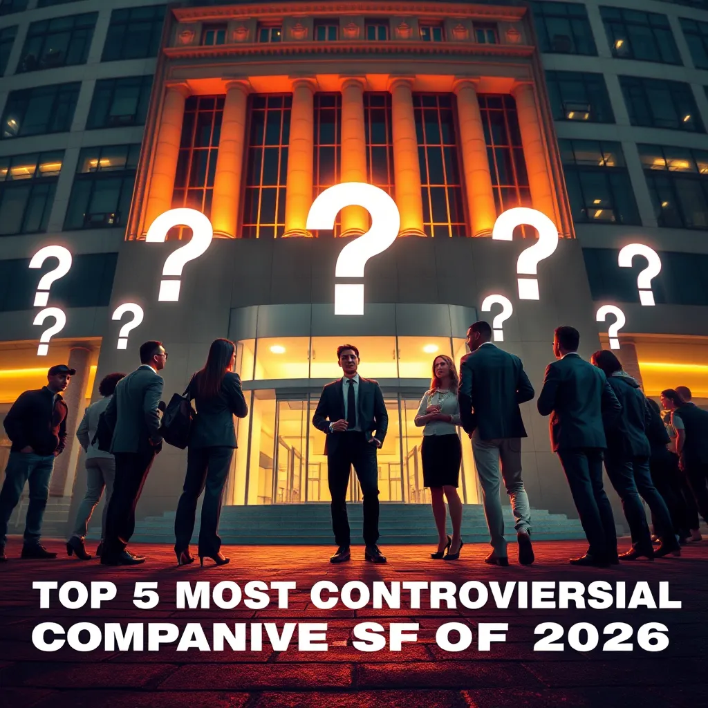 Top 5 Most Controversial Companies of 2026 Revealed : MysteryLores
