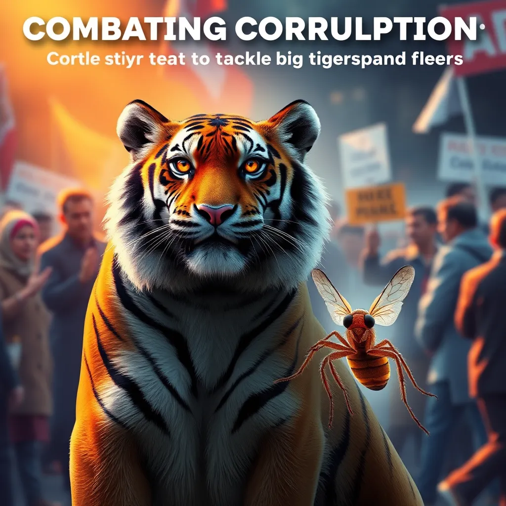 Combating Corruption: Tackle Big Tigers and Fleas : MysteryLores