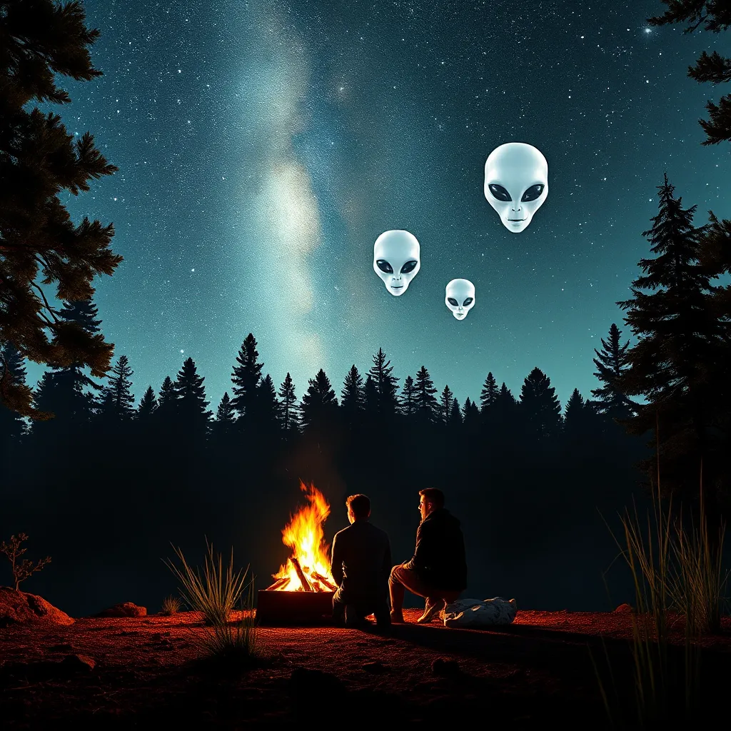 Encounter with Aliens: A Camping Trip Gone Awry : MysteryLores