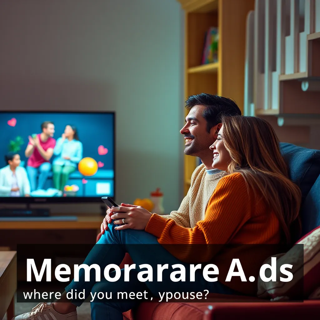 Memorable Ads: Where Did You Meet Your Spouse? : MysteryLores