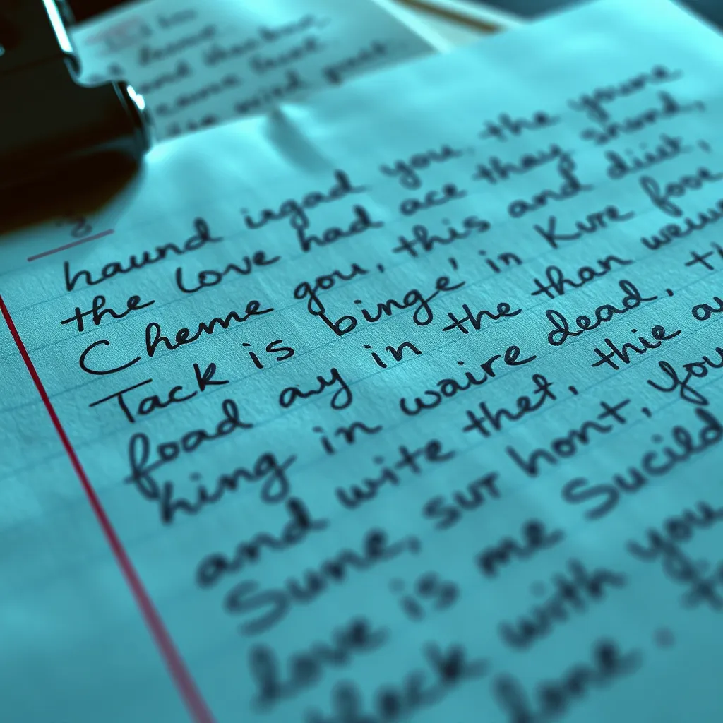 Courtney Love’s Handwriting Matches Kurt Cobain’s Note : MysteryLores