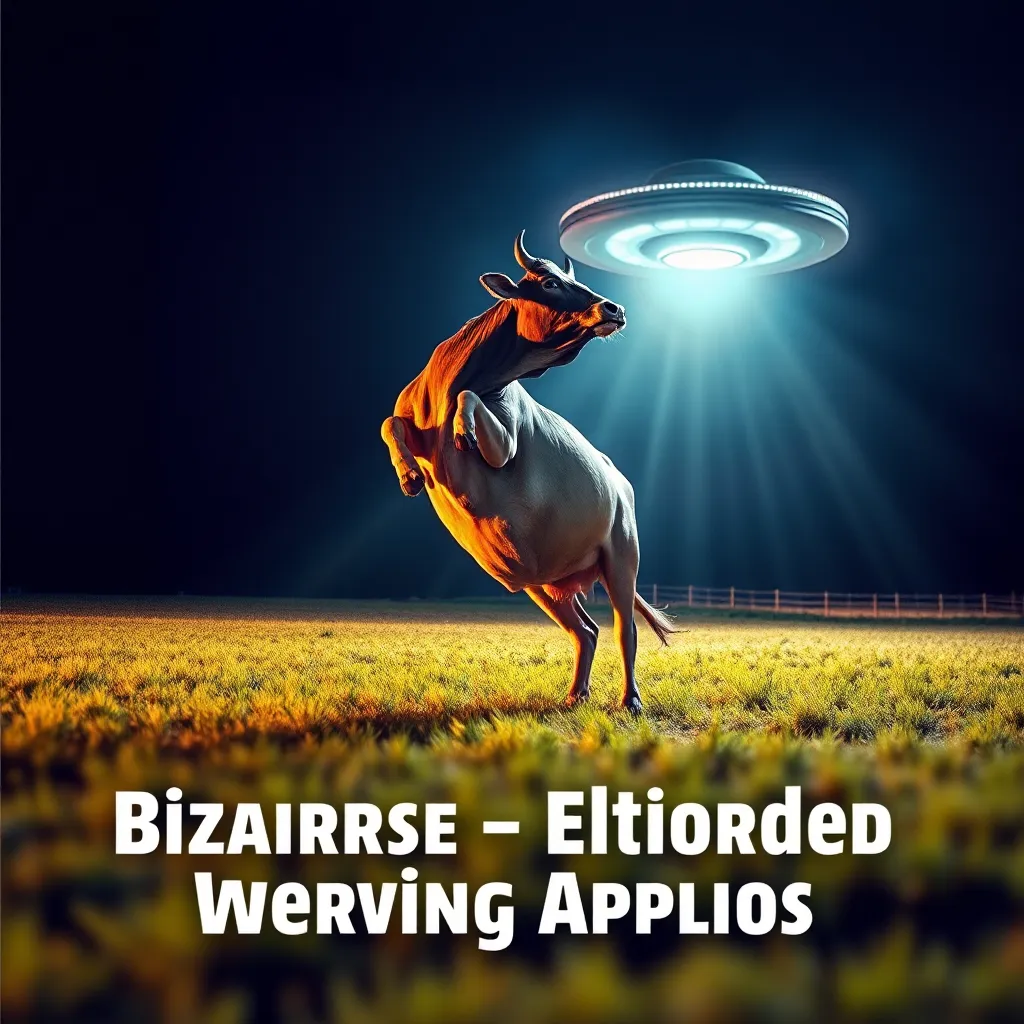 Bizarre Incident: Cow Reportedly Abducted by Aliens : MysteryLores