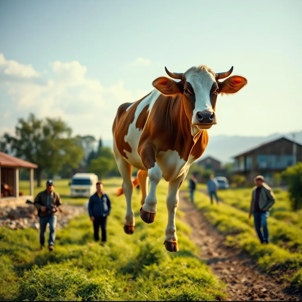 Bizarre Incident: Cow Abduction Caught on Camera : MysteryLores