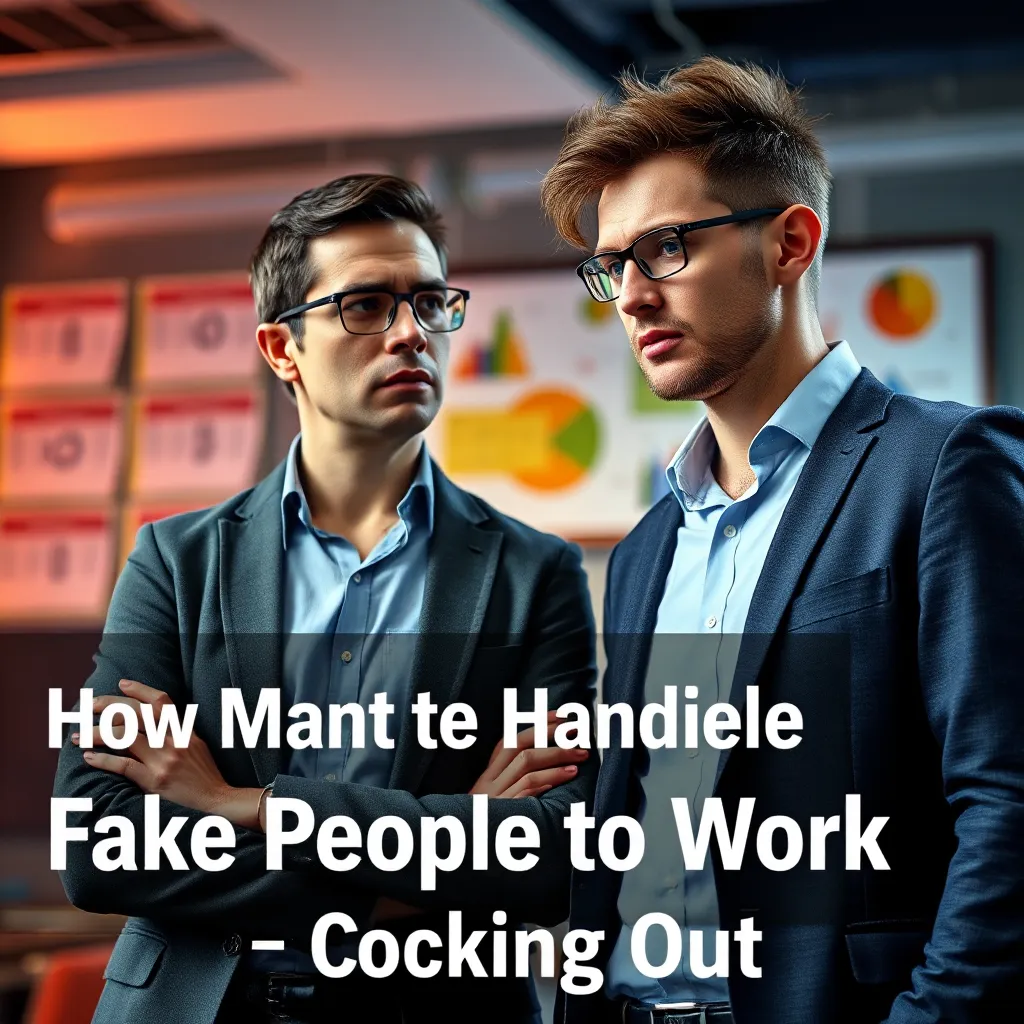 How to Handle Fake People at Work: Clocking Out : MysteryLores