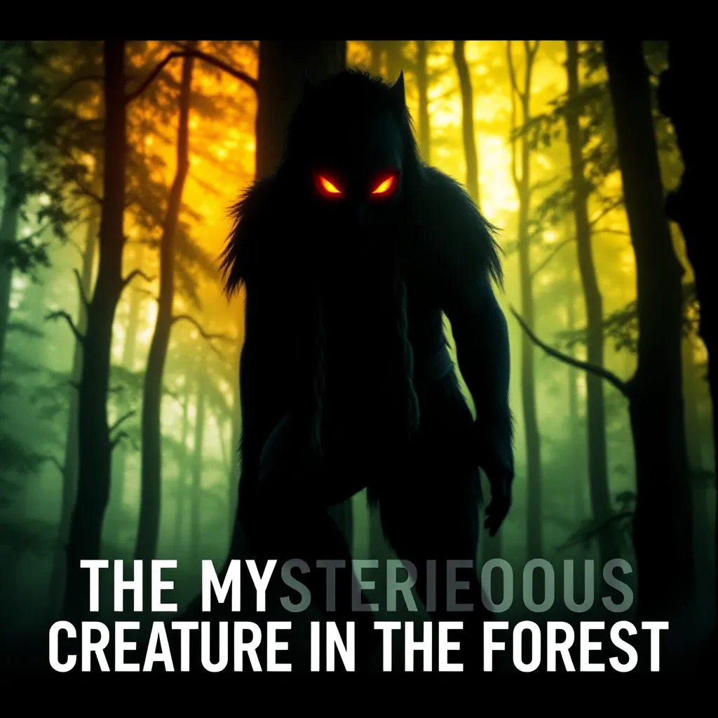 The Mysterious Creature in the Forest Revealed : MysteryLores