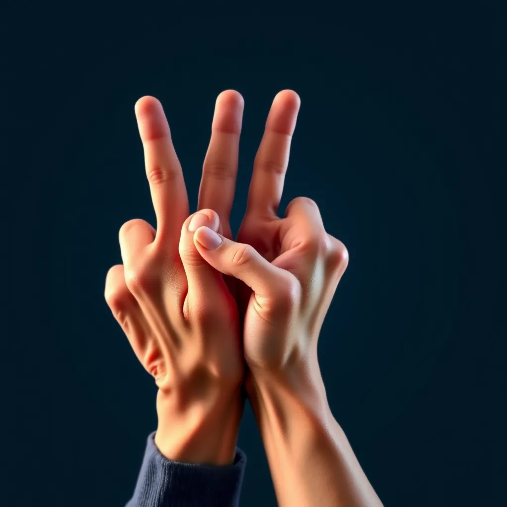 Understanding the Thumbs Crossed Hand Sign Meaning : MysteryLores