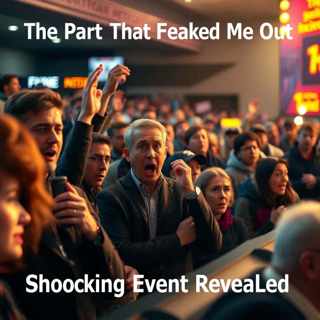 The Part That Freaked Me Out: Shocking Event Revealed : MysteryLores