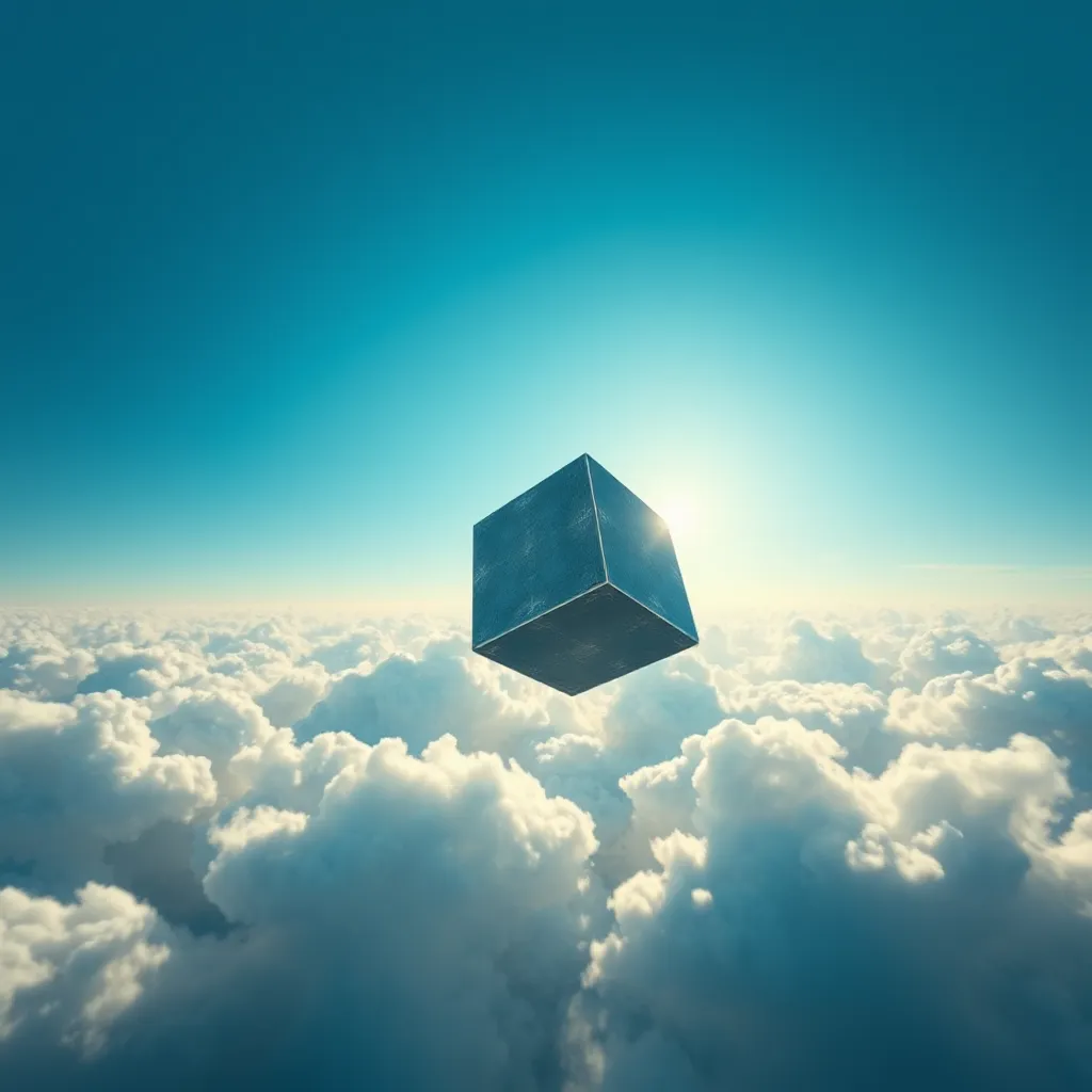 Bizarre Cube Shape Spotted in the Sky Overhead : MysteryLores