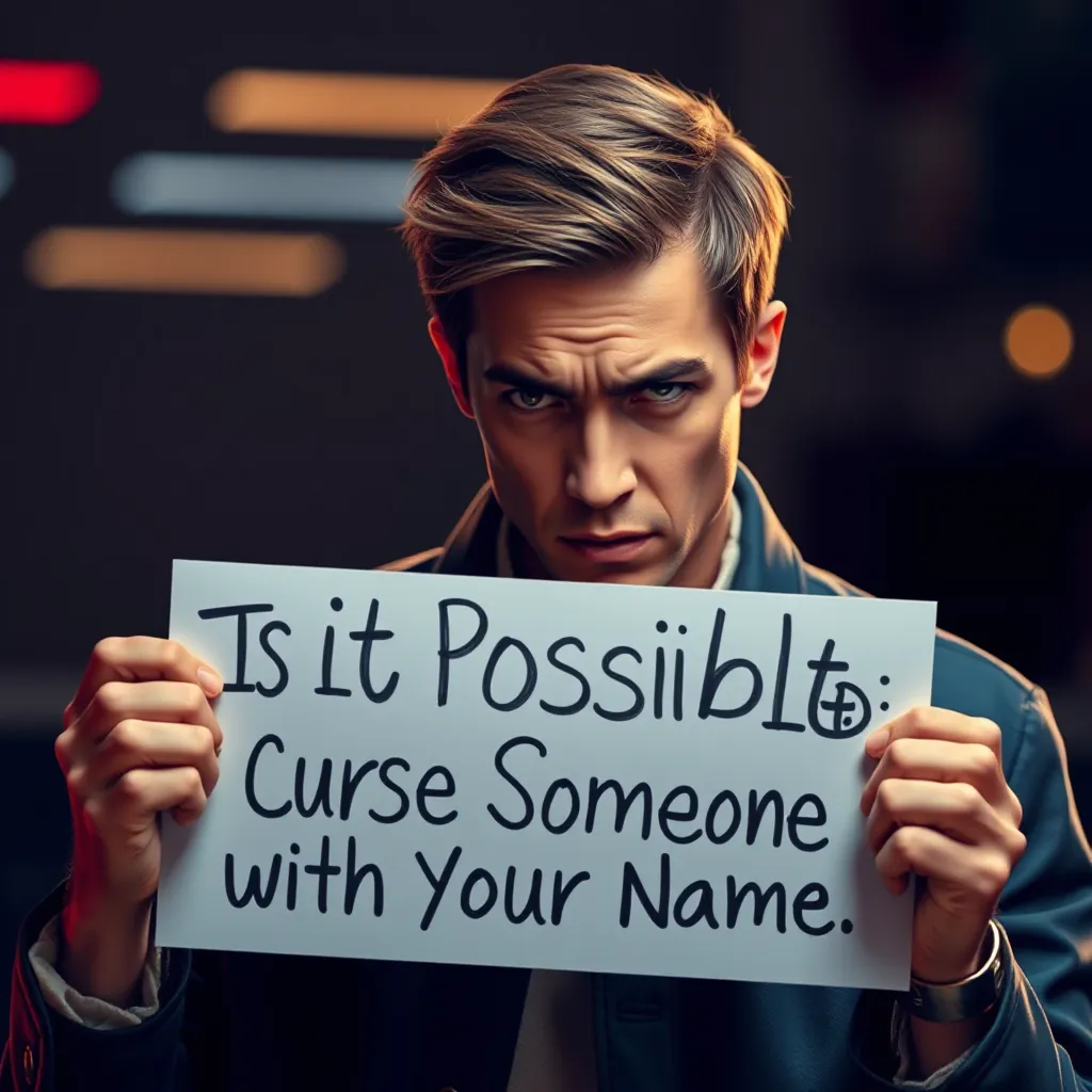 Is It Possible to Curse Someone with Your Name? : MysteryLores