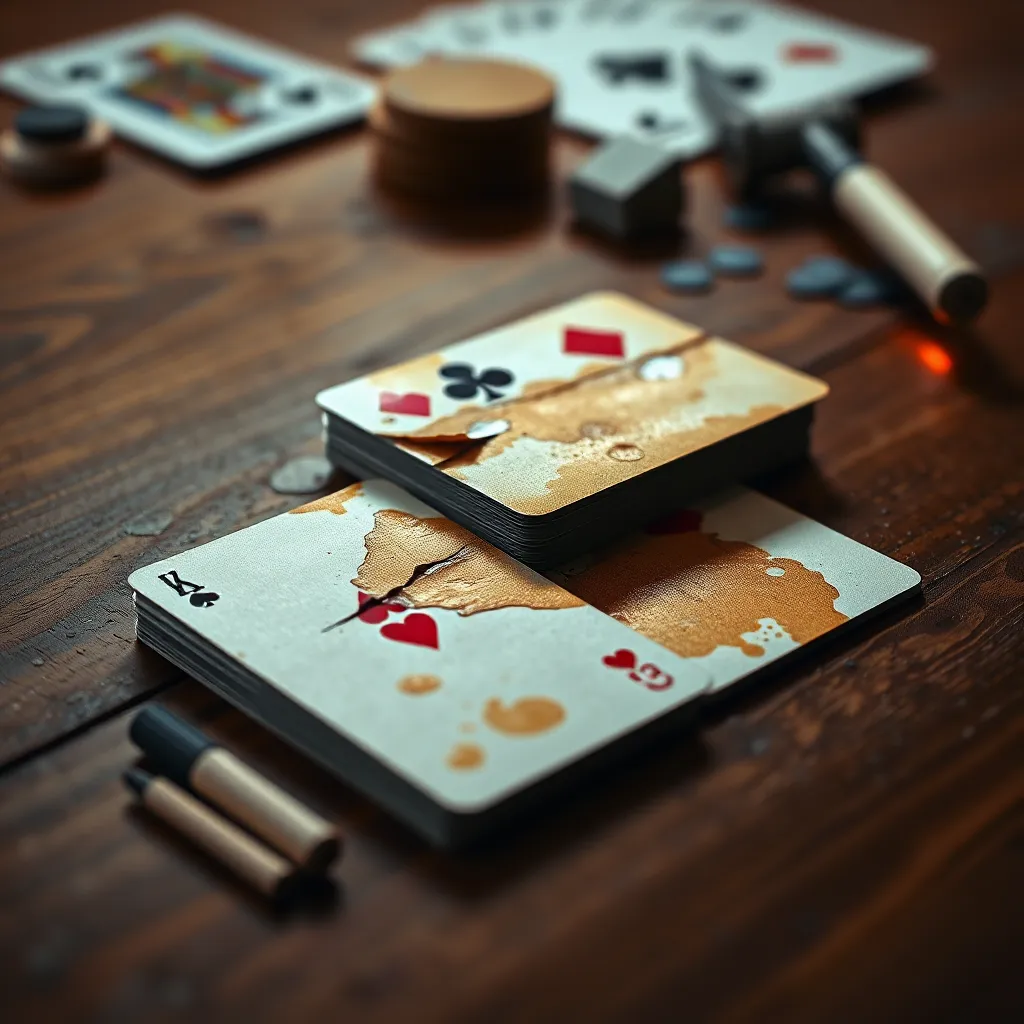Is It Safe to Use a Damaged Deck of Cards? : MysteryLores