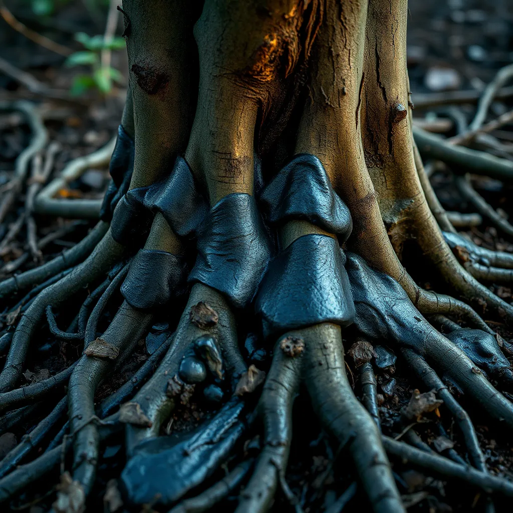 Mysterious Dark Substance Surrounding Trees Raises Concerns : MysteryLores