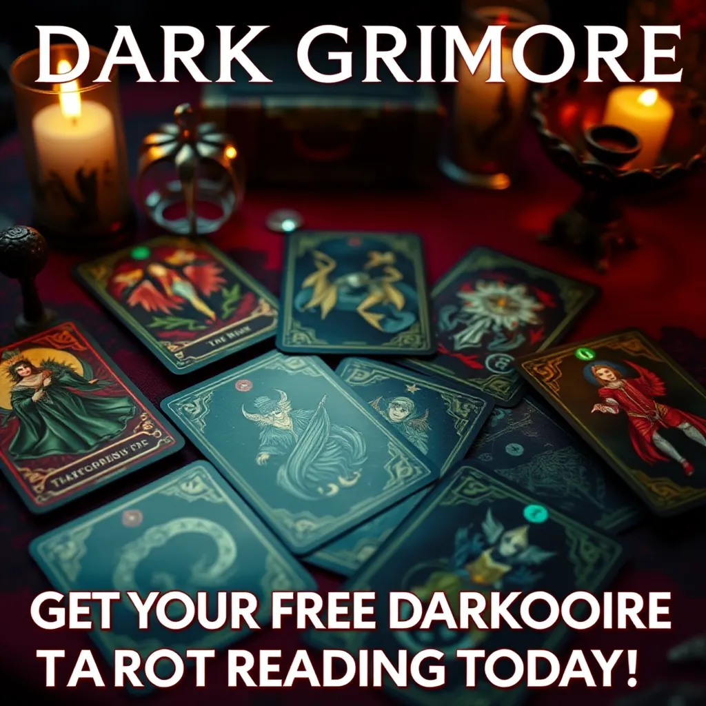 Get Your Free Dark Grimoire Tarot Reading Today! : MysteryLores