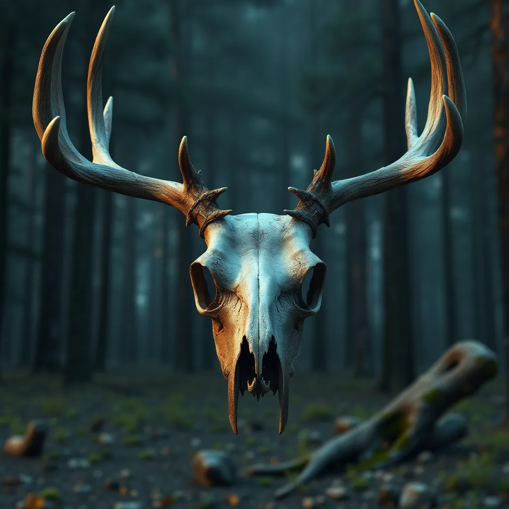 Origins of the Deer Skull Wendigo Lore Explored : MysteryLores