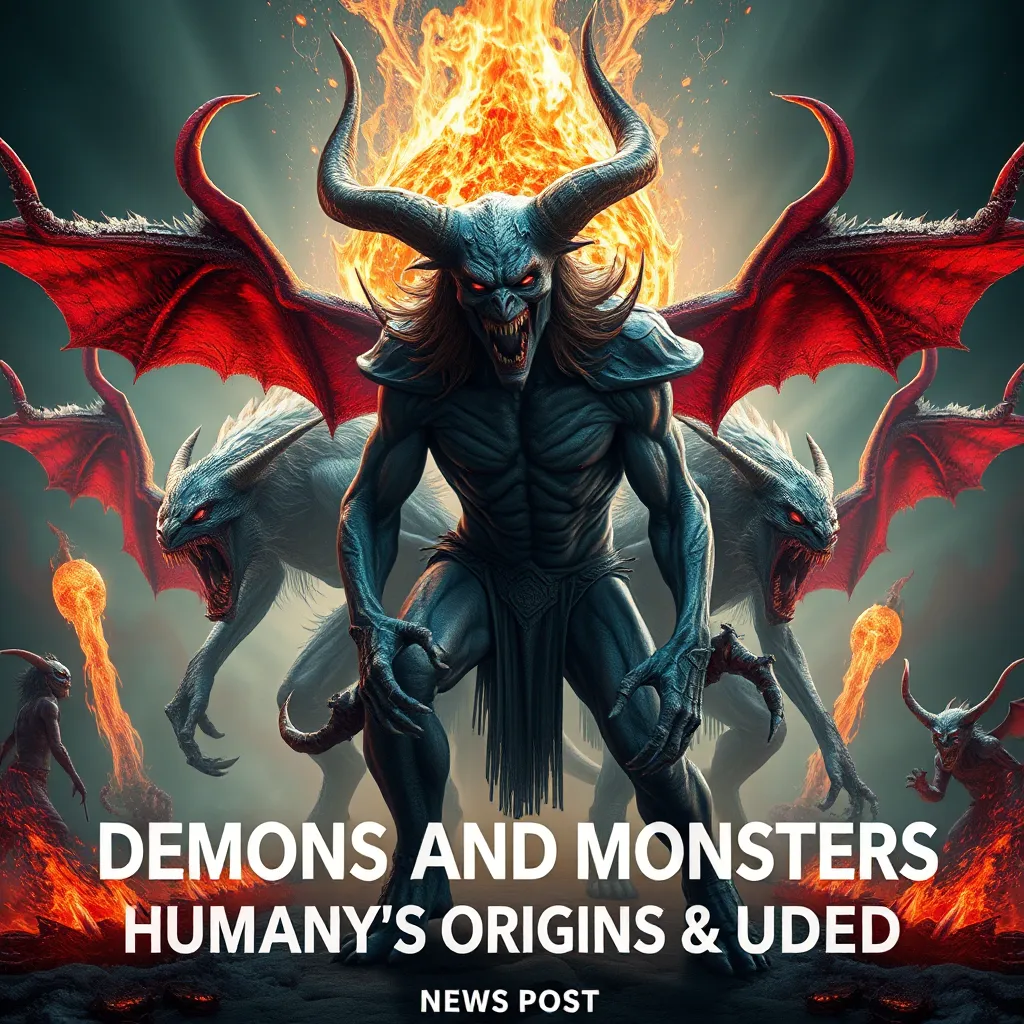 Demons and Monsters: Humanity's Origins Explored : MysteryLores