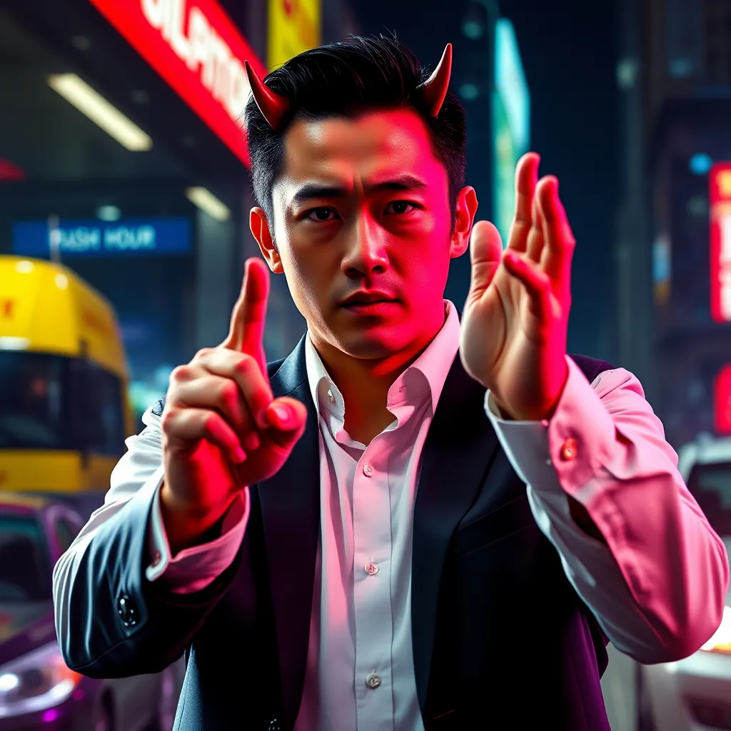 Rush Hour: Decoding the Subtle Devil Horn Gestures : MysteryLores
