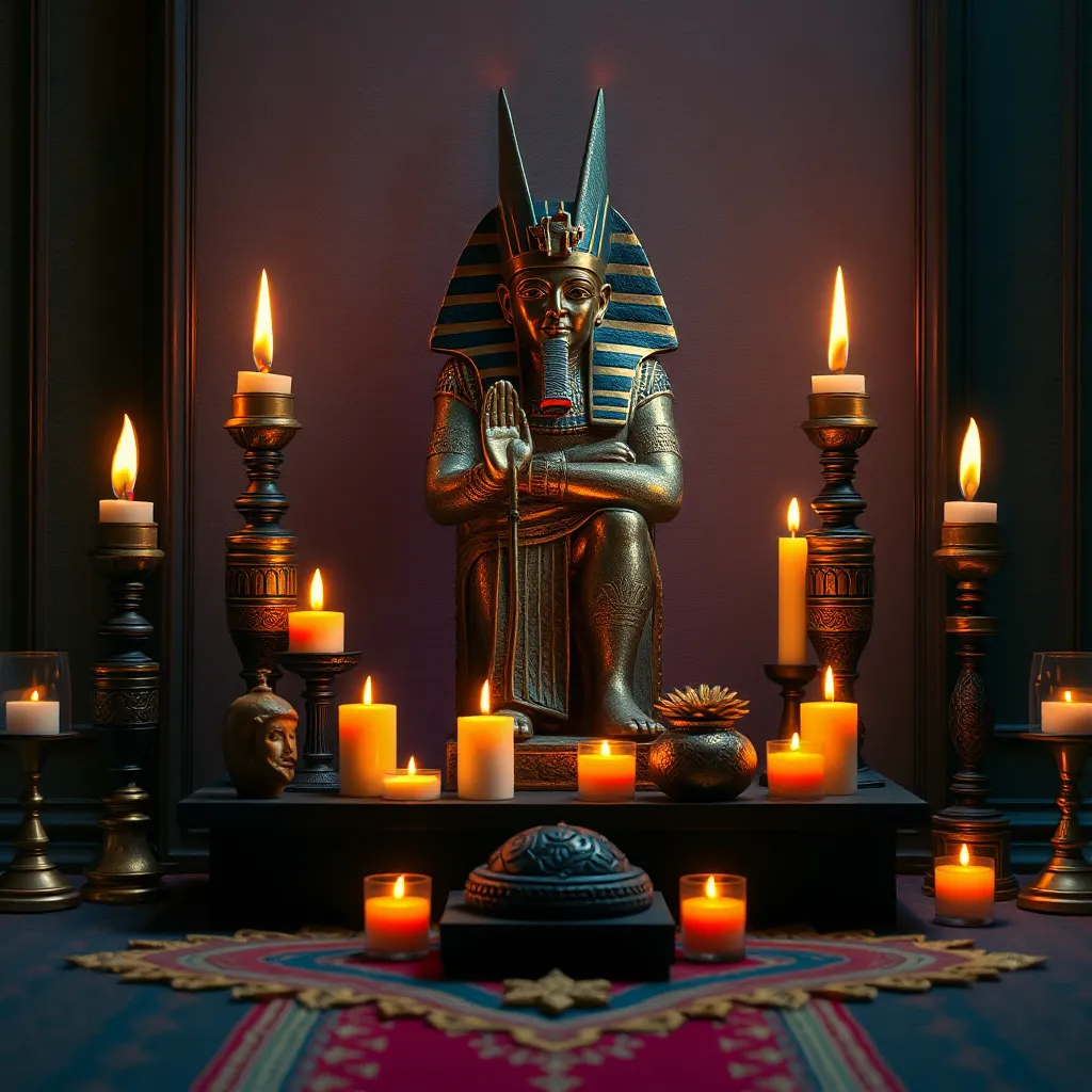 Creating a Devotional Death Altar for Anubis : MysteryLores