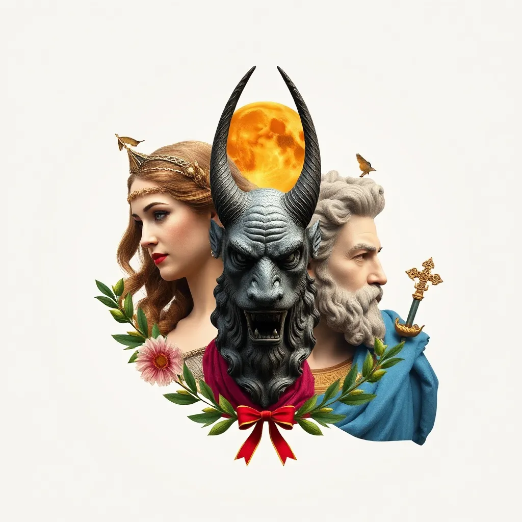 Creative Devotional Collage for Athena and Zeus : MysteryLores