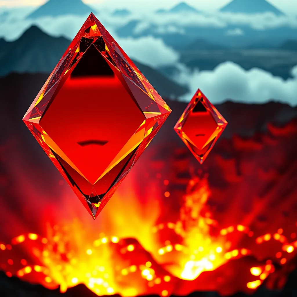 Strange Diamond Shapes Discovered in Volcano Live Stream : MysteryLores